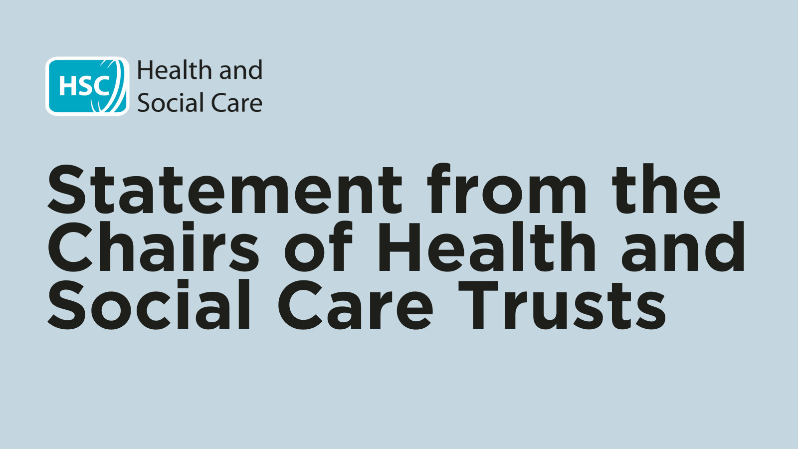 Statement from the Chairs of Health and Social Care Trusts | Belfast ...