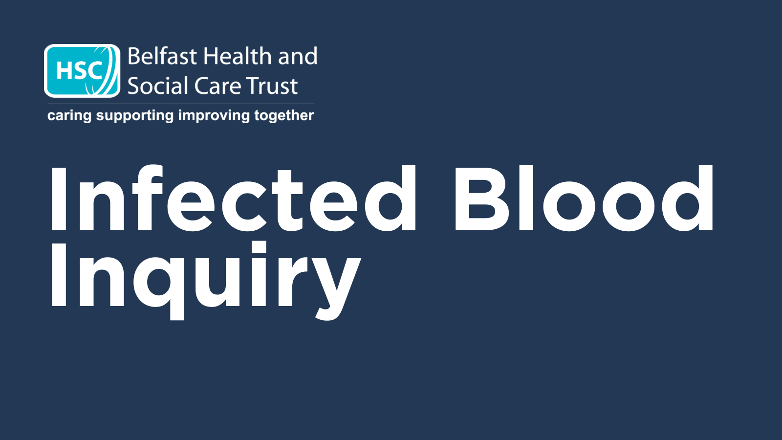 Statement on the final report of the Infected Blood Inquiry | Belfast ...