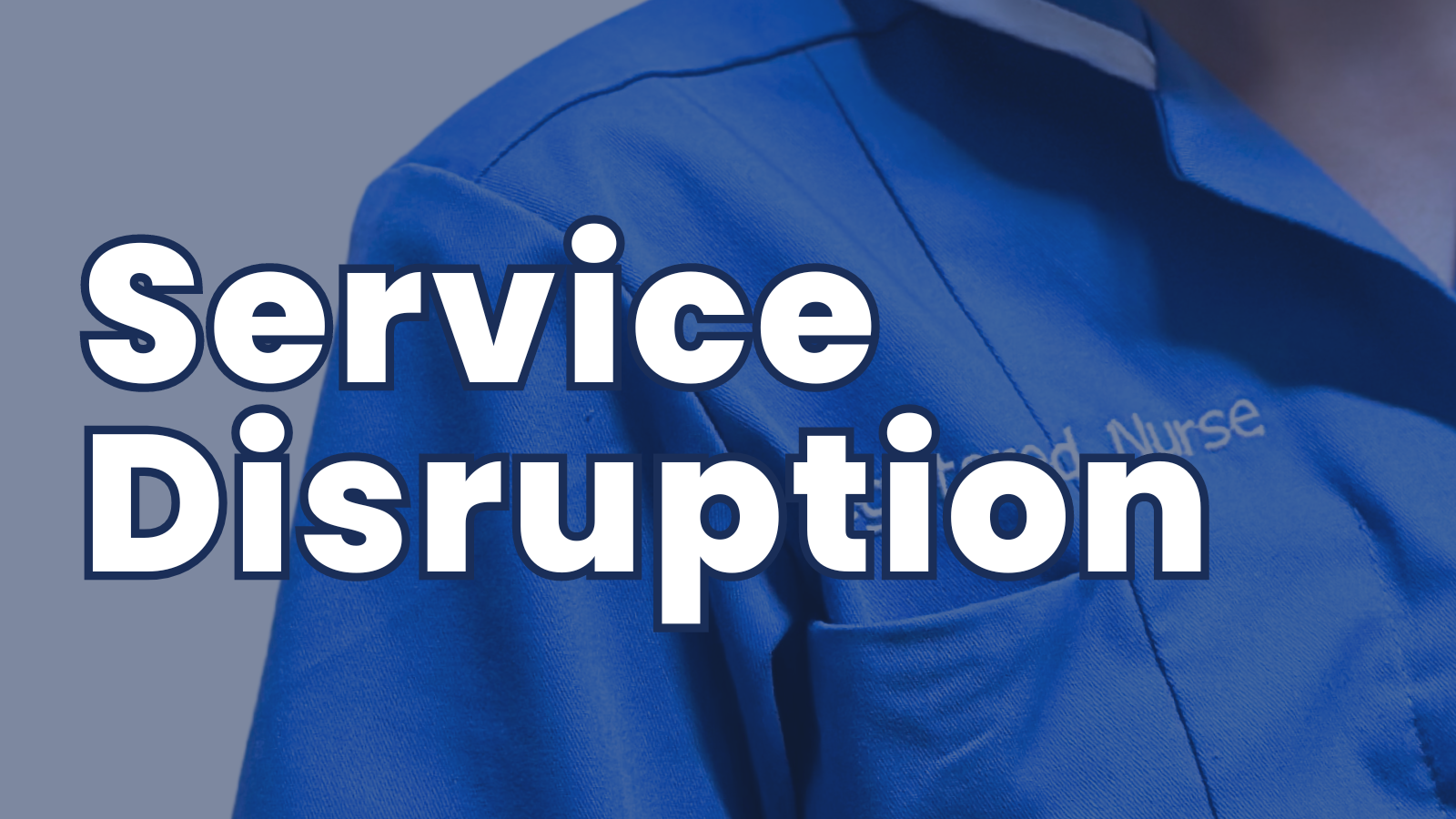 Service Disruption | Belfast Health & Social Care Trust website